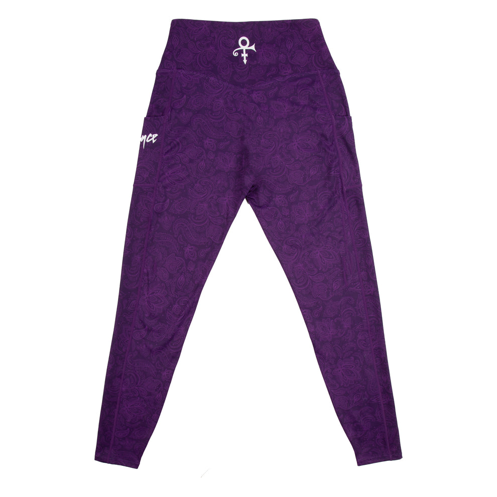 Purple Paisley Women's Crossover Leggings – Prince
