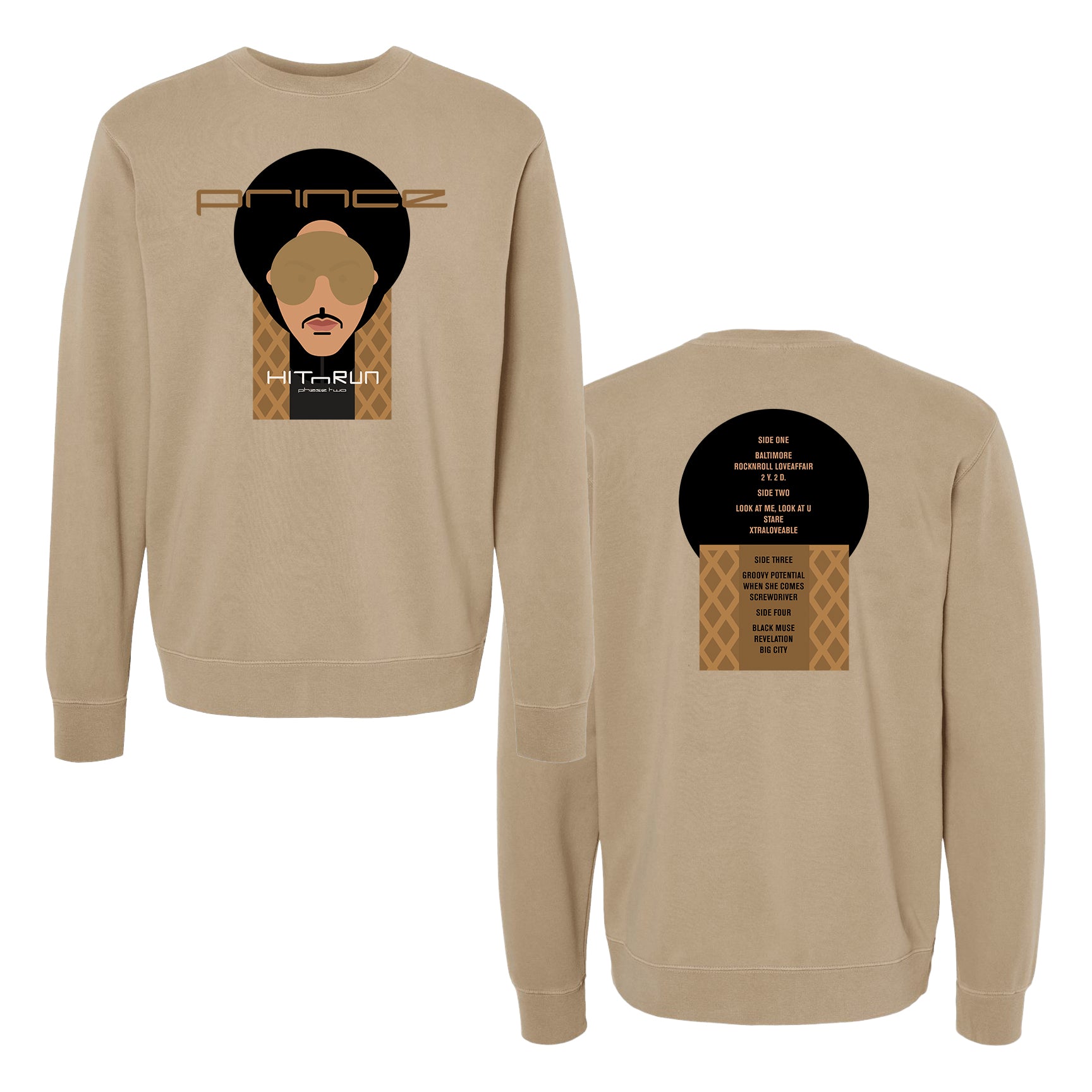 HIT n RUN Phase Two Tracklist Sweatshirt – Prince